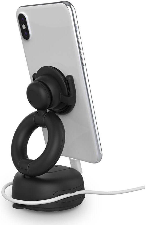 PopSockets PopMount Flexibele Houder voor Auto Dashboard en Raam Zwart ...