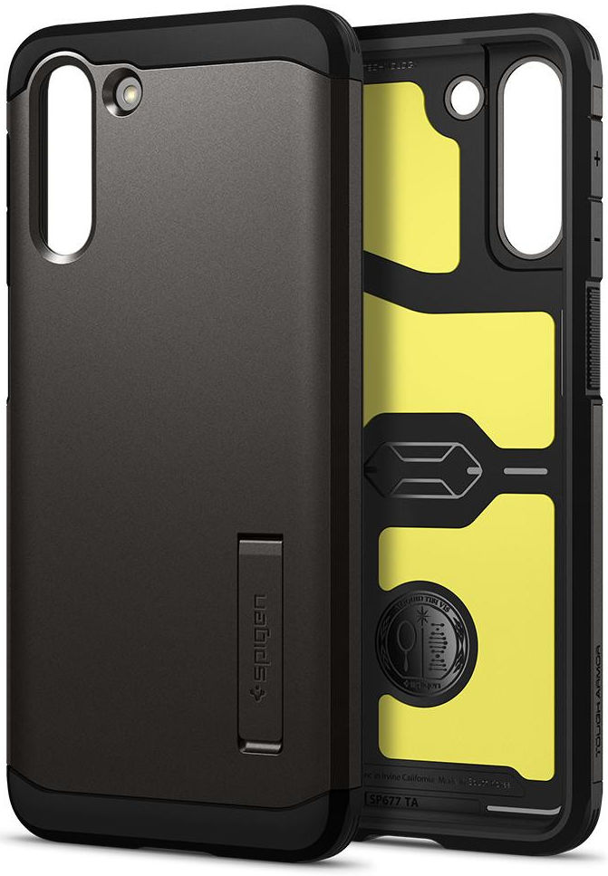 Spigen Tough Armor Samsung Galaxy S21 Plus Hoesje Gunmetal | gsmpunt