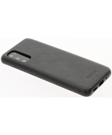 Minim Samsung Galaxy S20 Hoesje Back Cover Hoesje Zwart | GSMpunt.nl