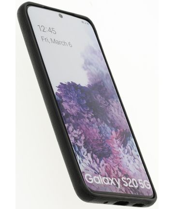 Minim Samsung Galaxy S20 Hoesje Back Cover Hoesje Zwart | GSMpunt.nl