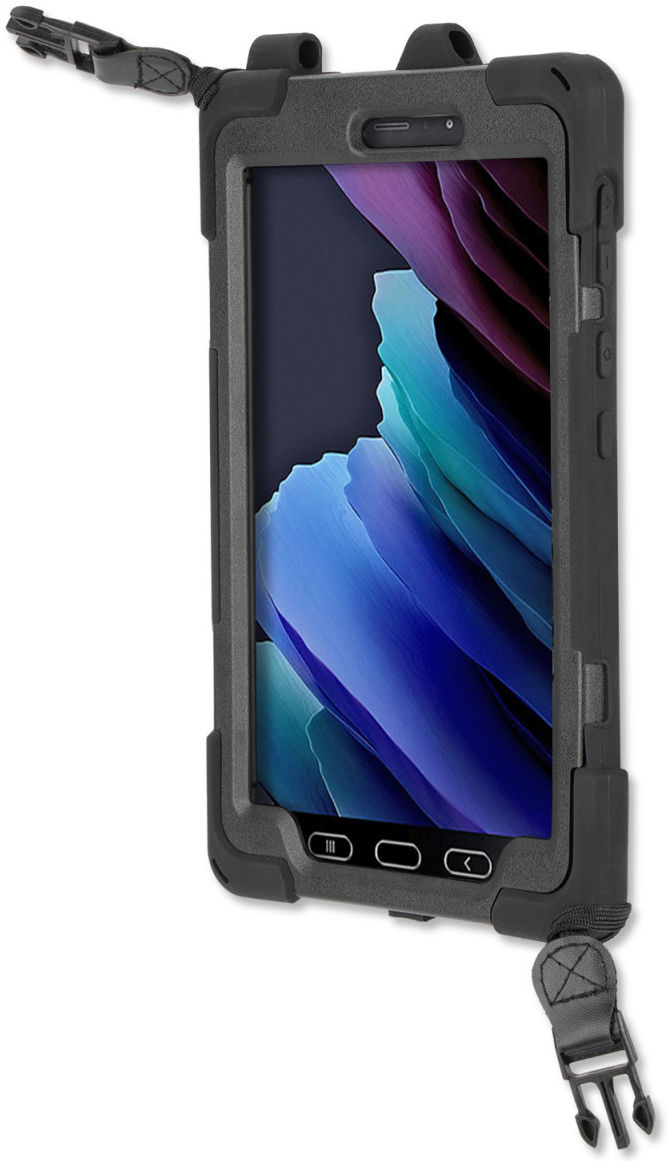 4smarts Rugged GRIP Samsung Galaxy Tab Active 3 Hoes Zwart | gsmpunt
