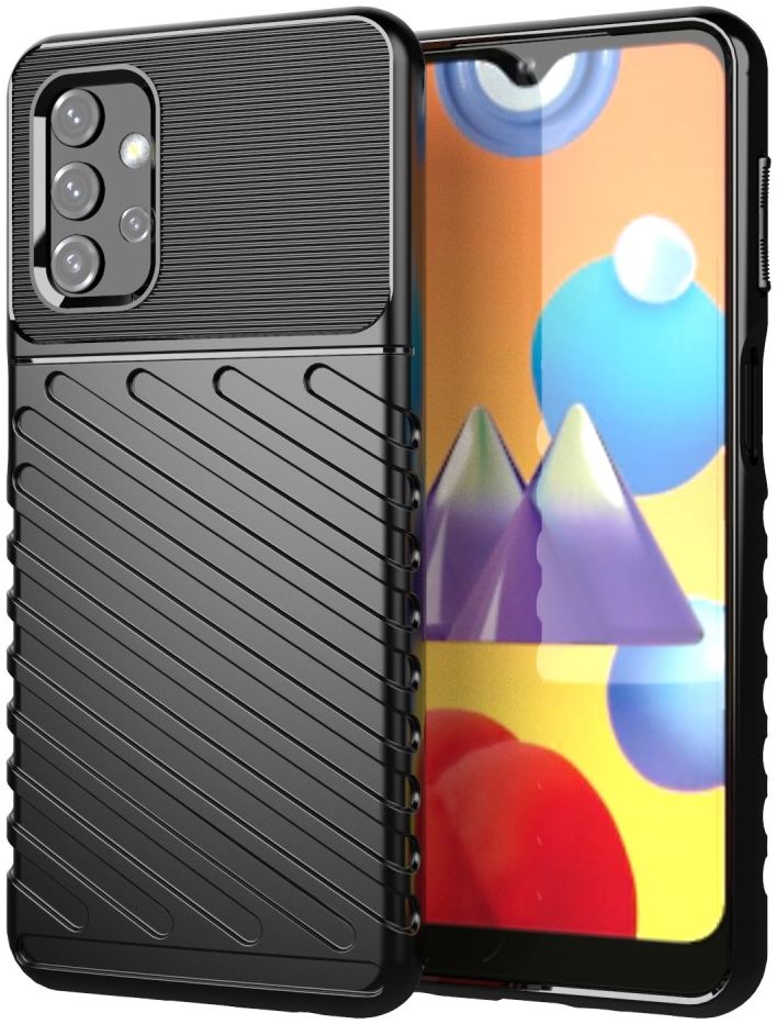 Samsung Galaxy A32 5G Twill Thunder Texture Back Cover Zwart | gsmpunt