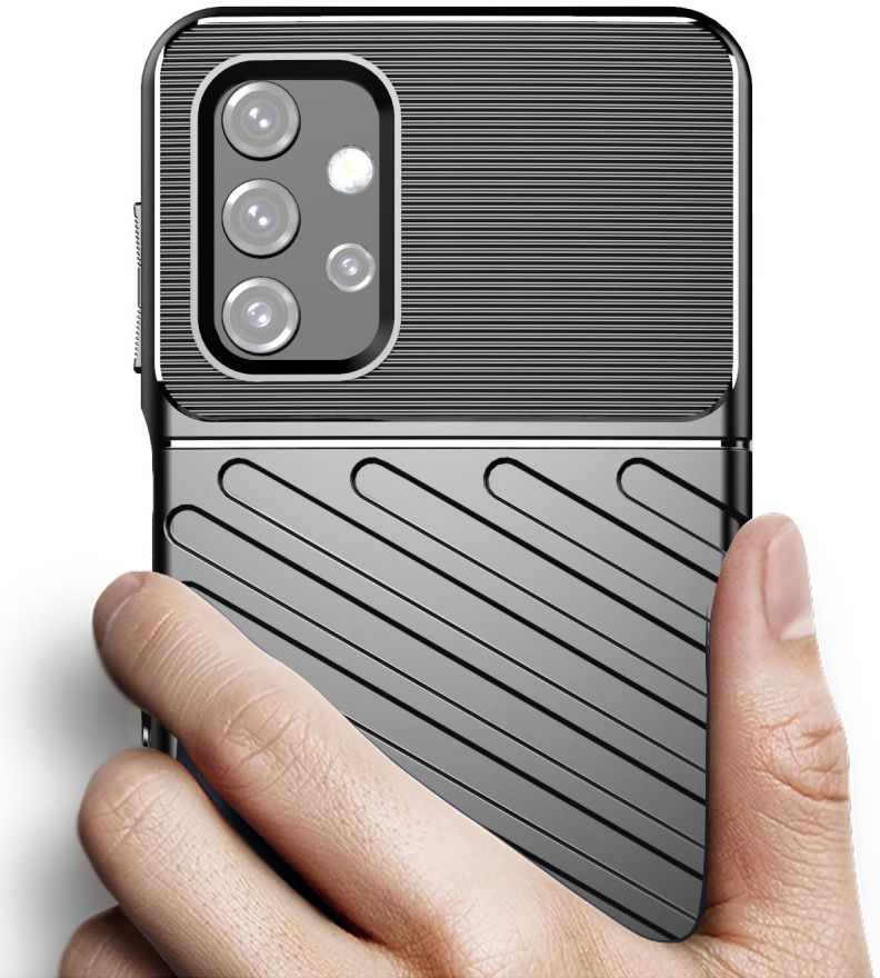 Samsung Galaxy A32 5G Twill Thunder Texture Back Cover Zwart | gsmpunt