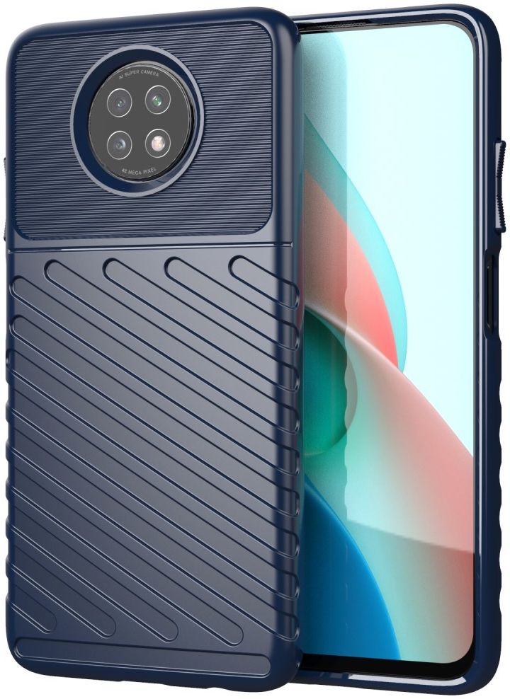 Xiaomi Redmi Note 9T Thunder Series Hoesje Back Cover TPU Blauw | gsmpunt