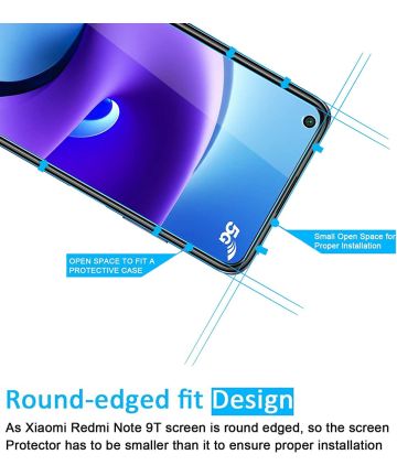 Xiaomi Redmi Note 9T Screen Protector Ultra Clear Display Folie ...