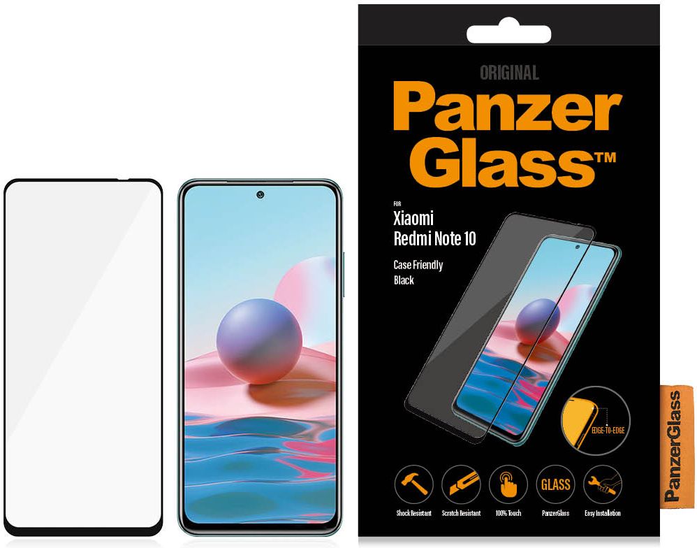 PanzerGlass Xiaomi Redmi Note 10/10S Screen Protector Case Friendly ...
