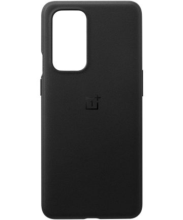 Origineel OnePlus 9 Pro Hoesje Sandstone Back Cover Zwart | GSMpunt.nl