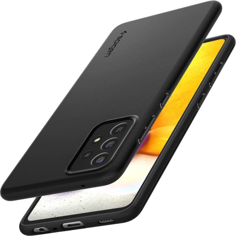 Spigen Thin Fit Samsung Galaxy A72 Hoesje Back Cover Zwart | gsmpunt