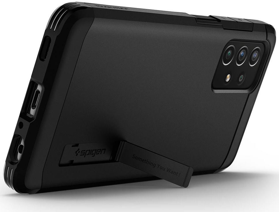 Spigen Tough Armor Samsung Galaxy A72 Hoesje Back Cover Zwart | gsmpunt