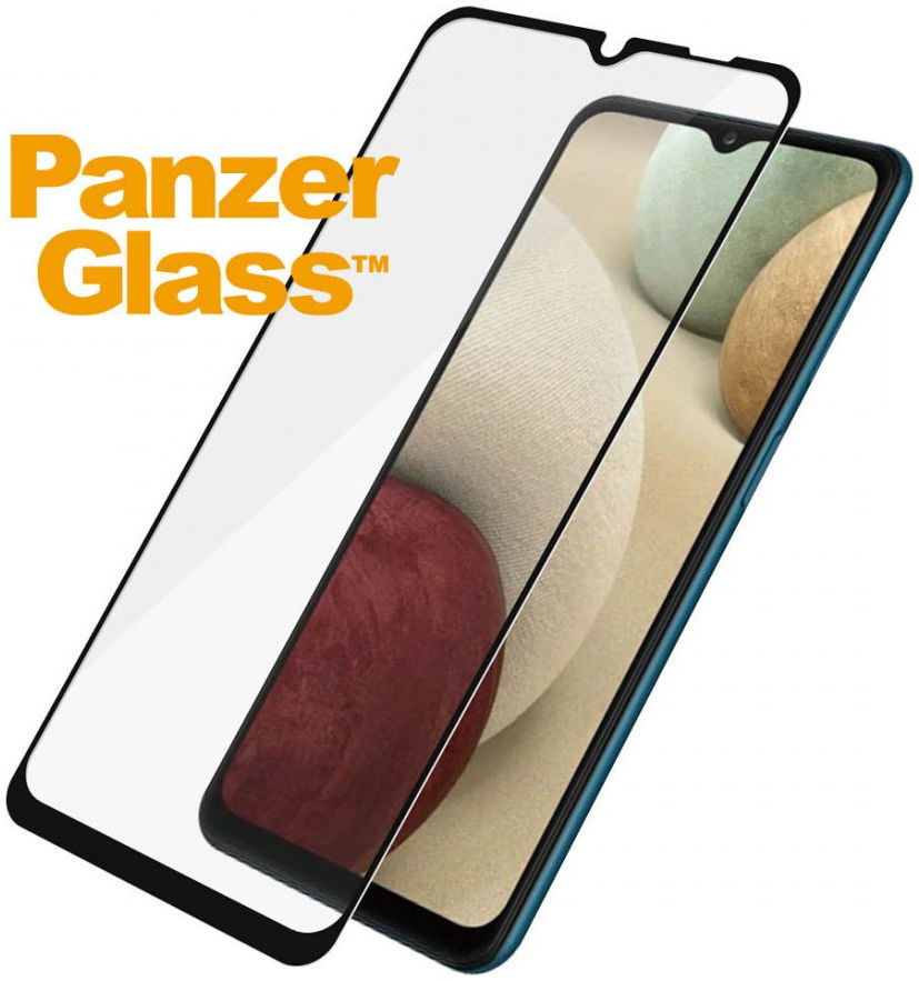 PanzerGlass Samsung Galaxy A12 Screen Protector Case Friendly Zwart ...