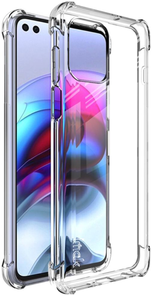 IMAK Motorola Moto G100 Hoesje TPU met Screen Protector Transparant ...