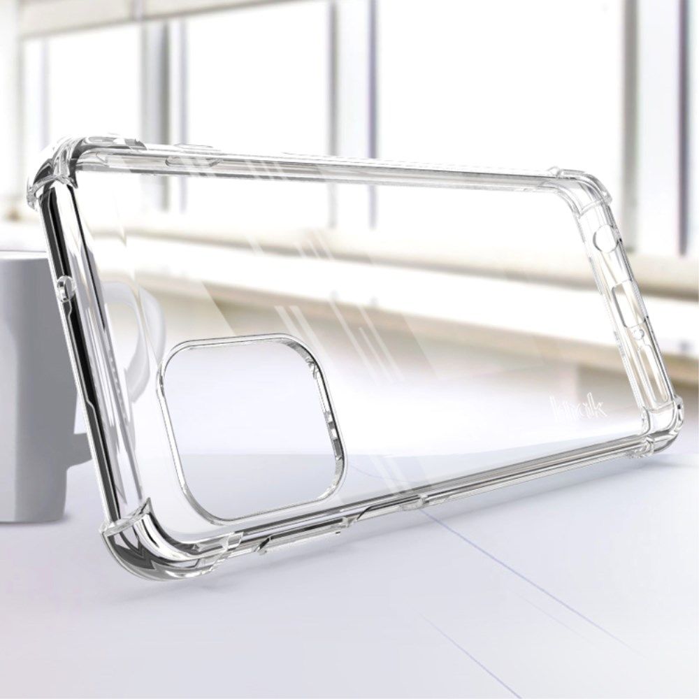 IMAK Motorola Moto G100 Hoesje TPU met Screen Protector Transparant ...