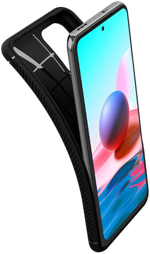 Spigen Rugged Armor Xiaomi Redmi Note 10/10S Hoesje Back Cover Zwart ...