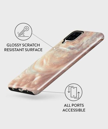 Burga Tough Case Samsung Galaxy A12 Hoesje Serene Sunset Print | GSMpunt.nl