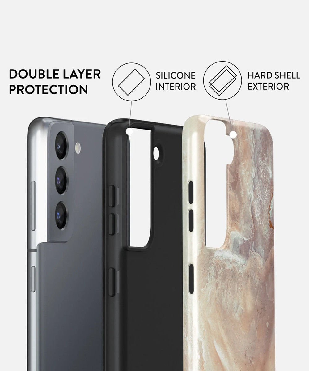 Burga Tough Case Samsung Galaxy S21 Hoesje Serene Sunset Print | GSMpunt.nl