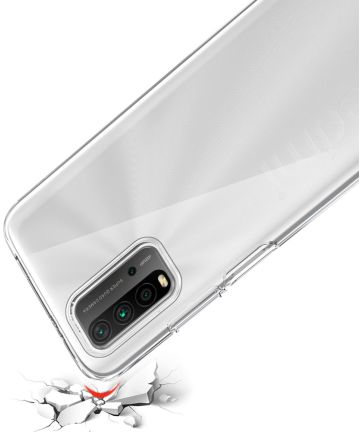 Xiaomi Redmi 9T Hoesje Dun en Flexibel TPU Back Cover Transparant ...