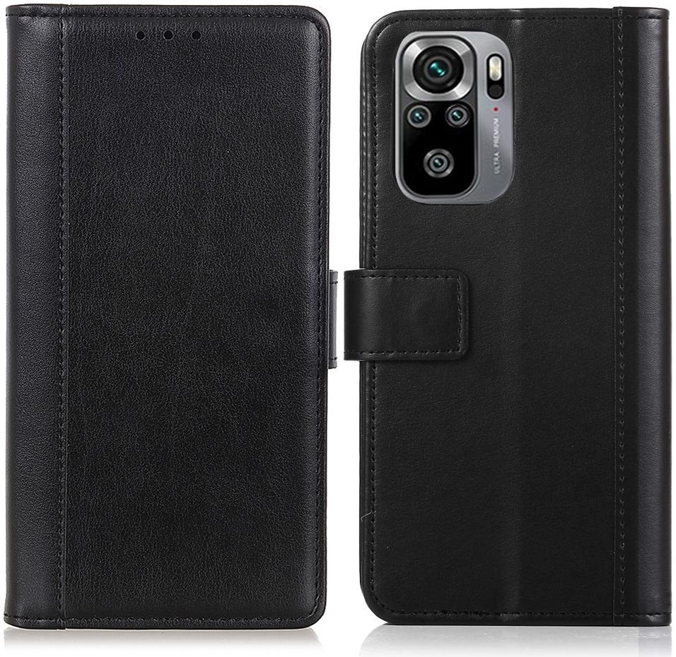 Xiaomi Redmi Note 10 / 10S Hoesje Wallet Book Case Kunstleer Zwart ...