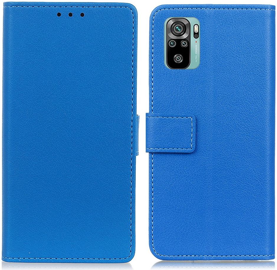 Xiaomi Redmi Note 10 / 10S Hoesje Wallet Book Case met Stand Blauw ...