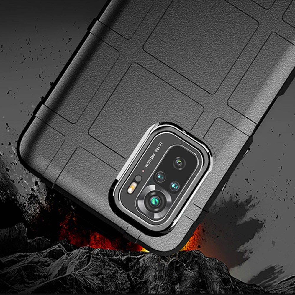 Xiaomi Redmi Note 10 / 10S Hoesje Rugged Shield Back Cover Groen | gsmpunt
