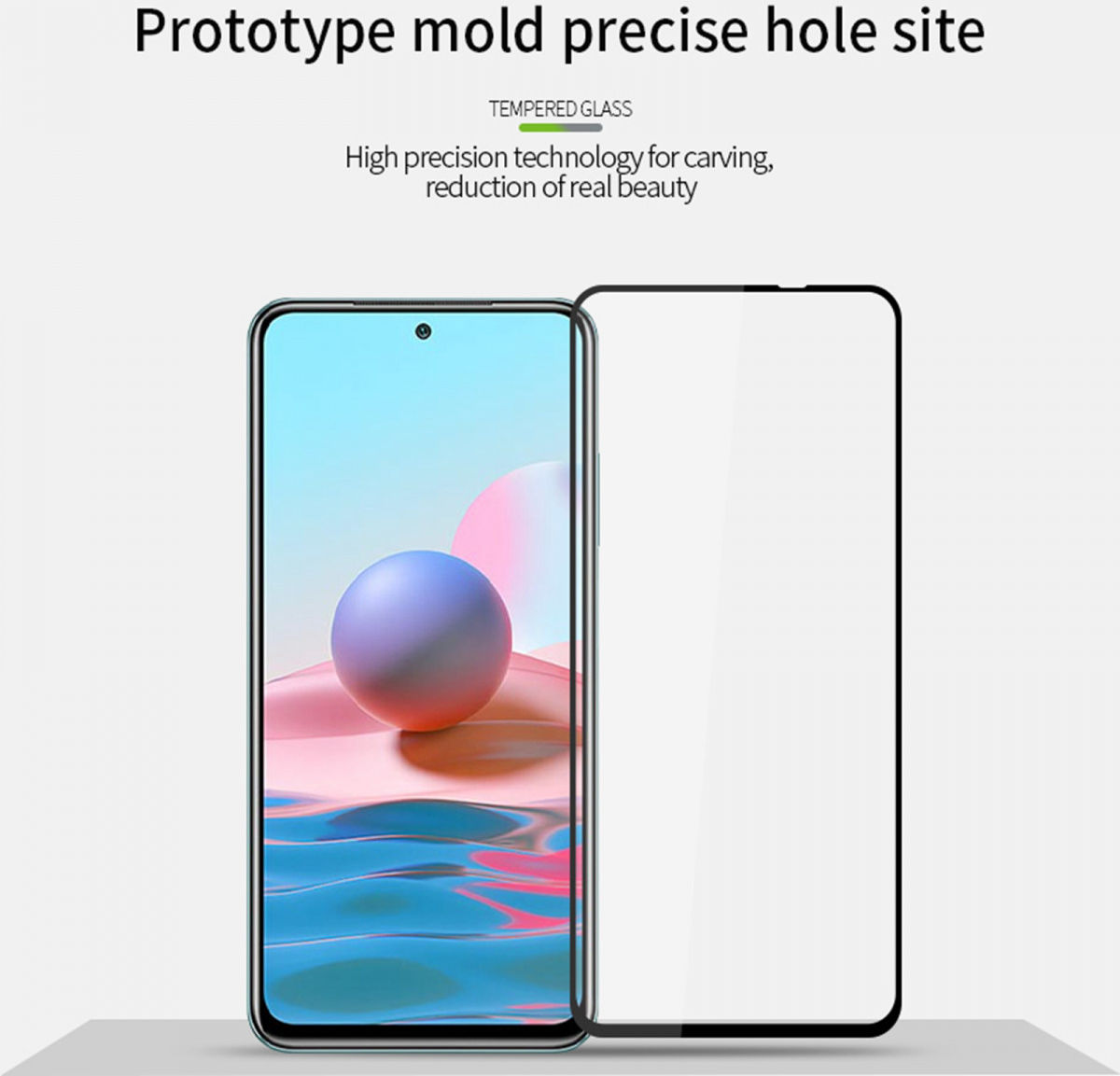 MOFI Xiaomi Redmi Note 10 / 10S Screen Protector Tempered Glass ...