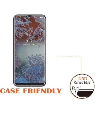 Nokia G10 / G20 Screen Protector 0.3mm Arc Edge Tempered Glass | GSMpunt.nl