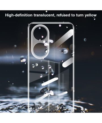 Huawei P50 Pro Hoesje Dun TPU Back Cover Transparant | GSMpunt.nl