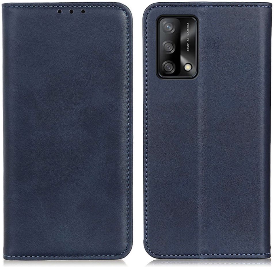 Oppo A74 4G Hoesje Portemonnee Book Case Kunstleer Blauw | GSMpunt.nl