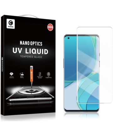 OnePlus 9 Pro Screen Protector Tempered UV Glass Volledig Dekkend ...