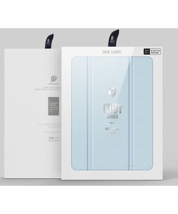 Dux Ducis Toby Samsung Galaxy Tab A7 Lite Hoes Tri-Fold Bookcase Blauw ...