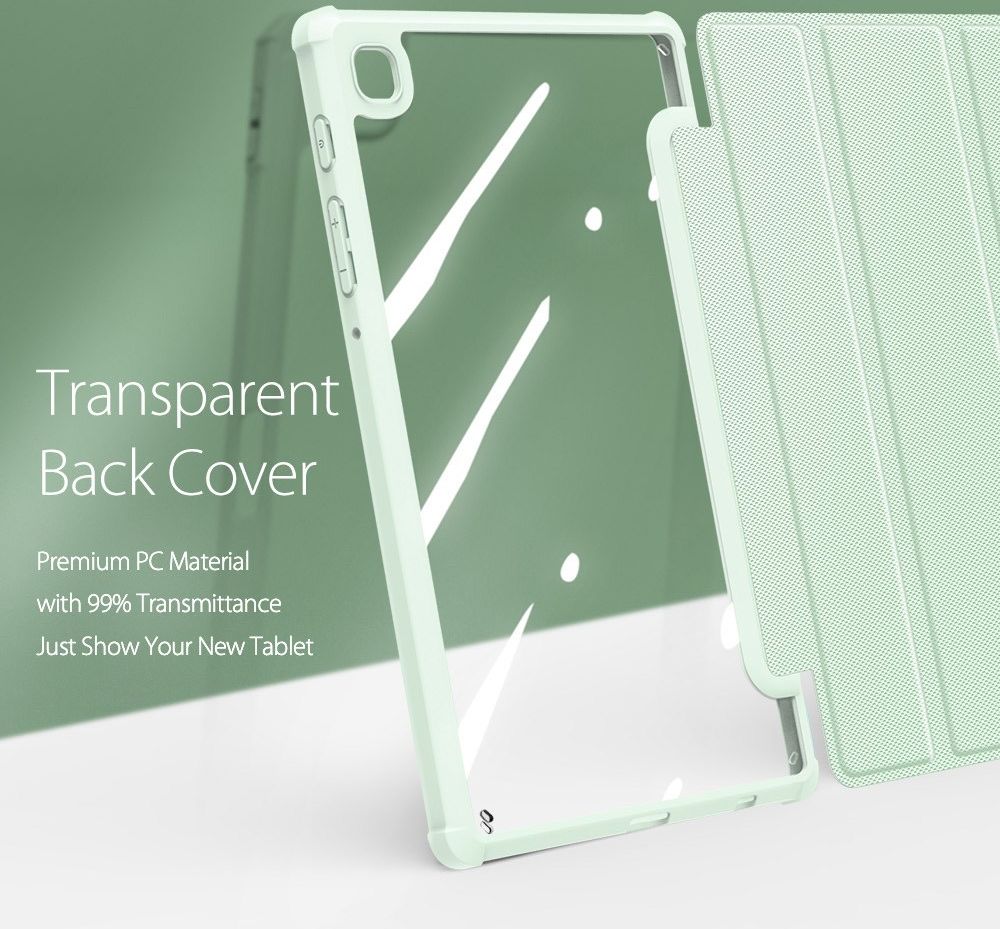 Dux Ducis Toby Samsung Galaxy Tab A7 Lite Hoes Tri-Fold Bookcase Groen ...
