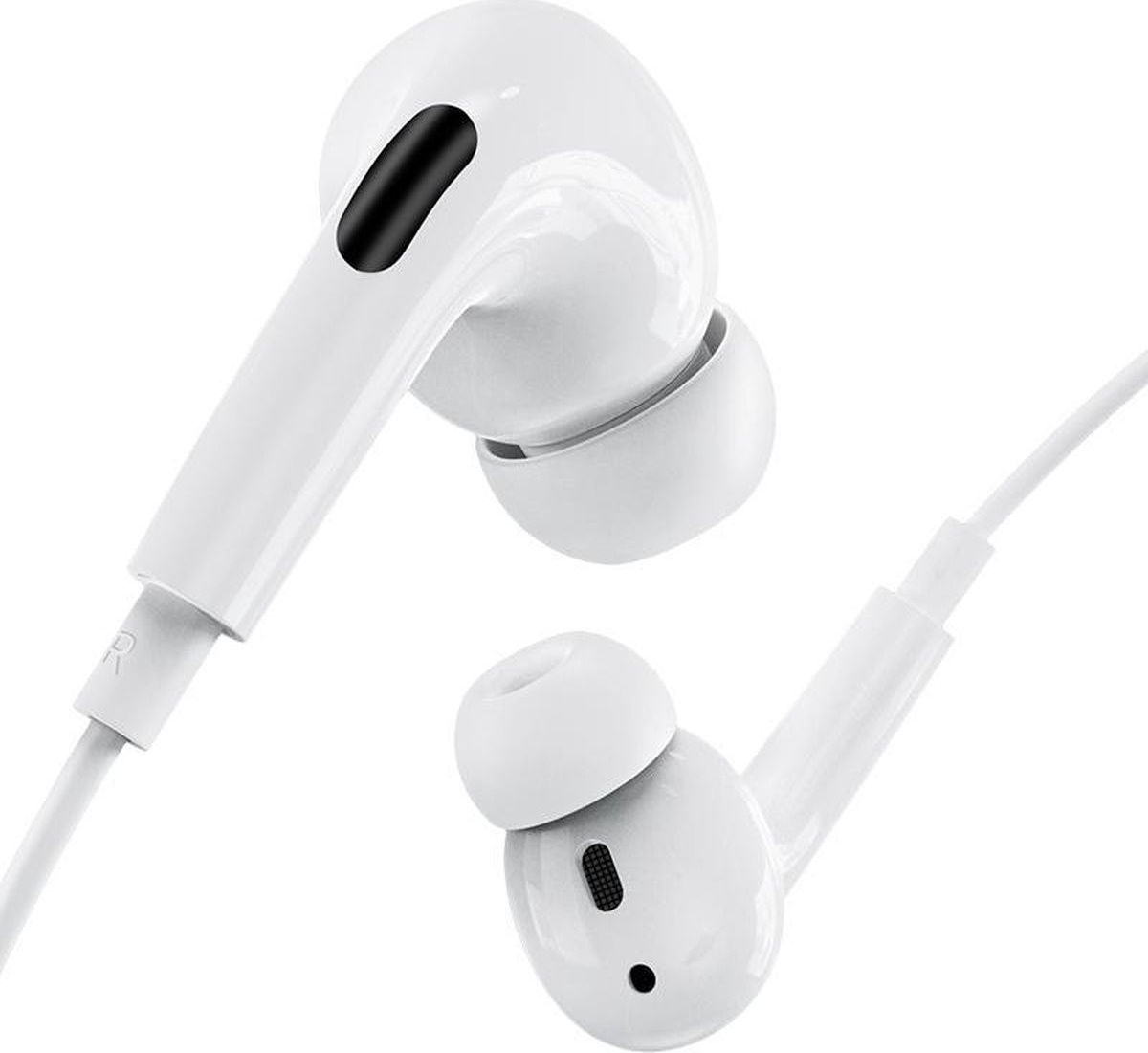 Hoco M1 Pro Bedrade In-Ear Oordopjes met Lightning Connector Wit | gsmpunt