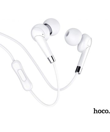 Hoco M58 Bedrade In-Ear Oordopjes 3.5mm Jack Headset Wit | GSMpunt.nl