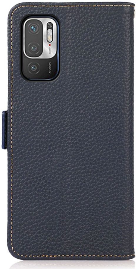 KHAZNEH Xiaomi Redmi Note 105G/Poco M3 Pr Hoesje RFID Book Case Blauw ...