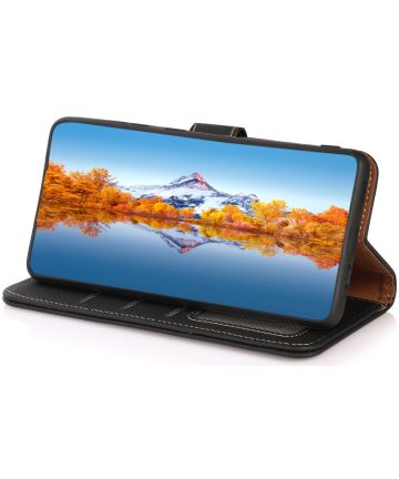 KHAZNEH Xiaomi Redmi Note 105G/Poco M3 Pro Hoesje RFID Book Case Zwart ...