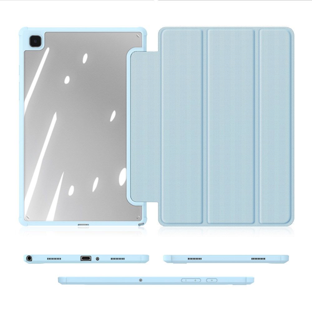 Dux Ducis Toby Samsung Galaxy Tab A7 2020 Hoes Tri-Fold Bookcase Blauw ...