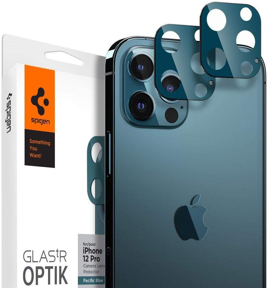 Spigen Optik Apple iPhone 12 Pro Camera Lens Protector (2-Pack) Blauw ...