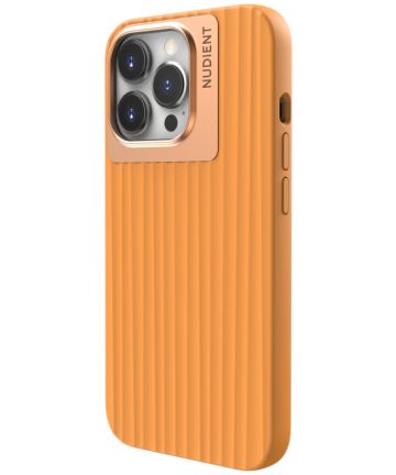 Nudient Bold Case Apple iPhone 13 Pro Hoesje Back Cover Oranje | GSMpunt.nl
