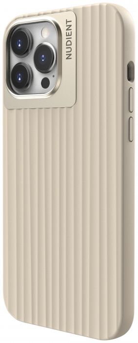 Nudient Bold Case Apple iPhone 13 Pro Max Hoesje Back Cover Beige | gsmpunt