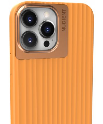 Nudient Bold Case Apple iPhone 13 Pro Max Hoesje Back Cover Oranje | GSMpunt.nl