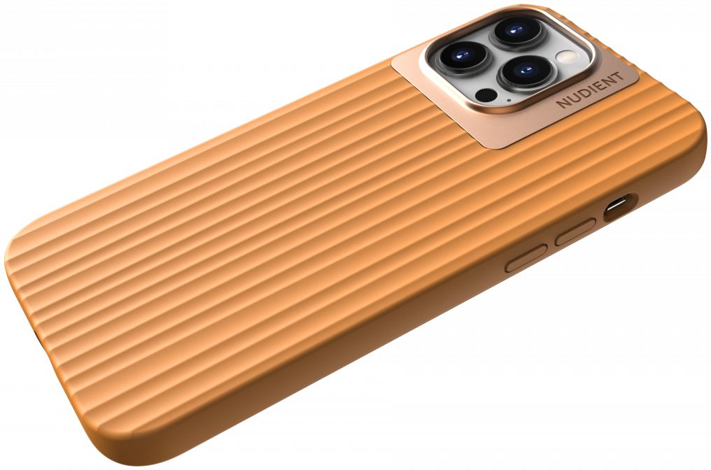 Nudient Bold Case Apple iPhone 13 Pro Max Hoesje Back Cover Oranje | GSMpunt.nl