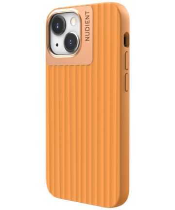 Nudient Bold Case Apple iPhone 13 Mini Hoesje Back Cover Oranje | GSMpunt.nl