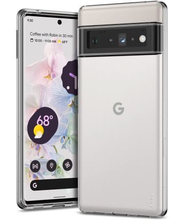 Google Pixel 6 Pro Hoesje Dun TPU Back Cover Transparant | GSMpunt.nl
