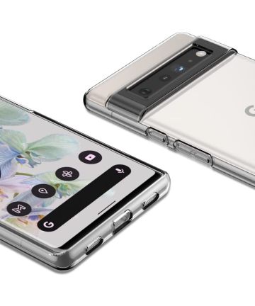 Google Pixel 6 Pro Hoesje Dun TPU Back Cover Transparant | GSMpunt.nl