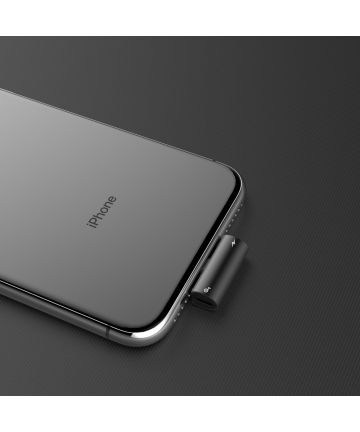 Baseus Splitter Apple Lightning naar 2x Apple Lightning Zwart | GSMpunt.nl