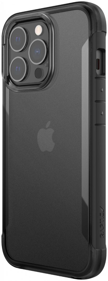 Raptic Terrain Apple iPhone 13 Pro Hoesje Transparant/Zwart | gsmpunt