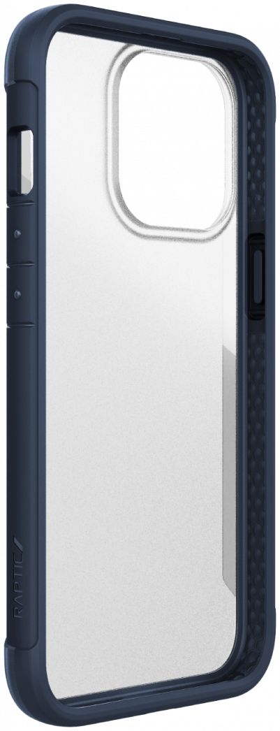 Raptic Terrain Apple iPhone 13 Pro Hoesje Transparant/Blauw | GSMpunt.nl