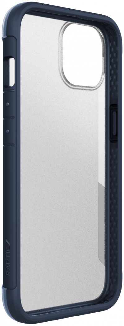 Raptic Terrain Apple iPhone 13 Hoesje Back Cover Transparant/Blauw ...