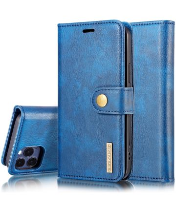 Apple iPhone 13 Pro Hoesje 2-in-1 Book Case en Back Cover Blauw ...