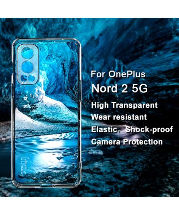 IMAK UX-5 OnePlus Nord 2 5G Hoesje Flexibel en Dun TPU Transparant | GSMpunt.nl