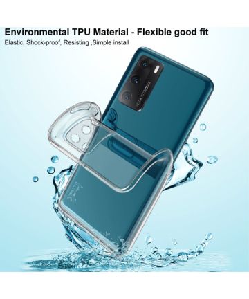 IMAK UX-5 OnePlus Nord 2 5G Hoesje Flexibel en Dun TPU Transparant | GSMpunt.nl